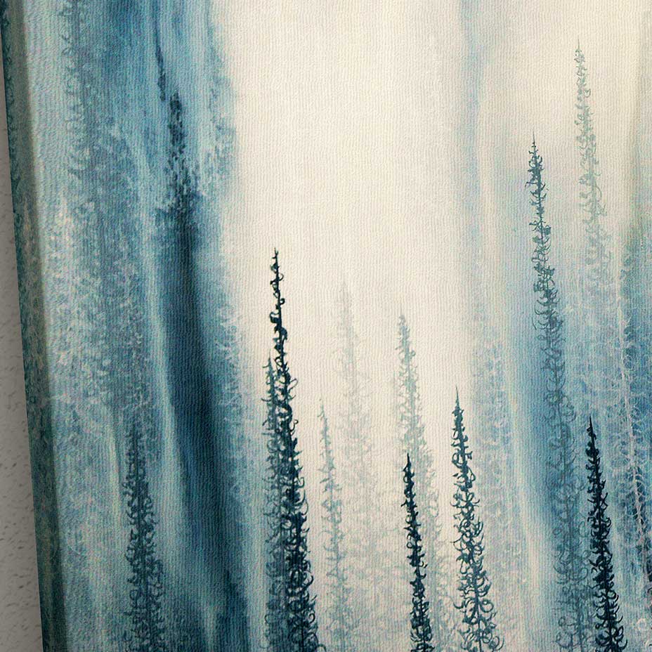 Deep - Abstract Forest Painting by Emily Scott | Art Bloom Canvas Art