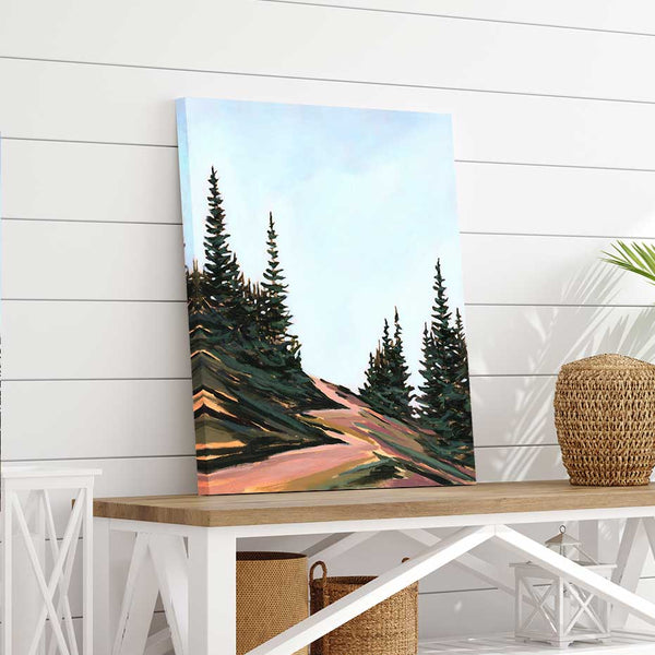 The Road Less Traveled - Mountain Art by Mallery Jane | Art Bloom ...