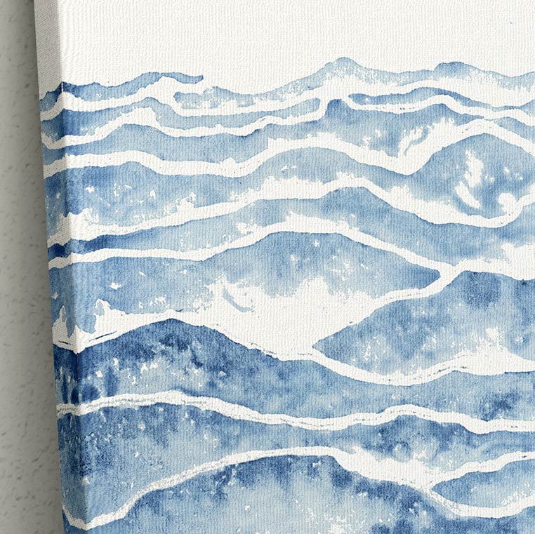 Vast - Abstract Mountain Wall Art by Emily Scott | Art Bloom Canvas Prints