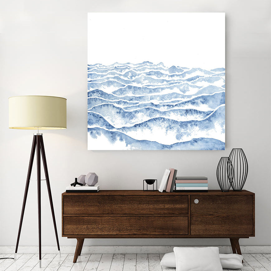 Vast - Abstract Mountain Wall Art by Emily Scott | Art Bloom Canvas Prints